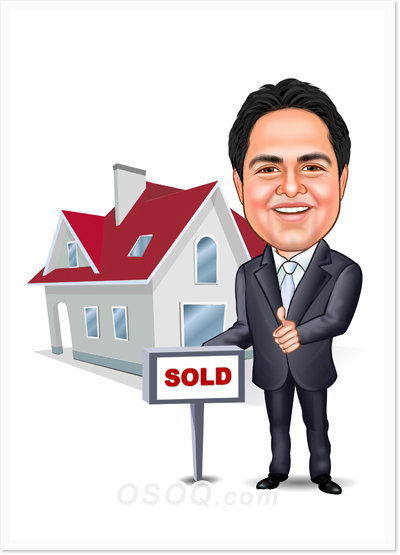 House Agent Caricature | Osoq.com
