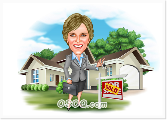 House Agent Caricature | Osoq.com