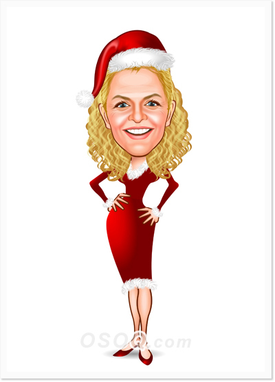 Xmas Gifts Caricature | Osoq.com